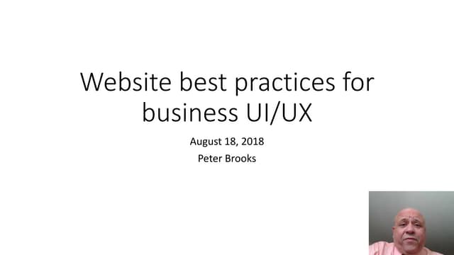 Website Best Practices For Business From A Uiux Perspecitve Ppt