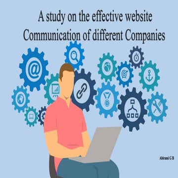 Effective website communication of different Companies | PPT