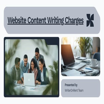 Website Content Writing Charges - WriterOnRent | PDF
