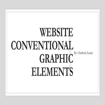 Website Generic codes and conventions | PPT