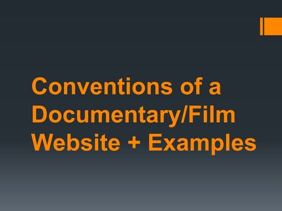 History of documentary 1a | DOC | Documentary | Genres
