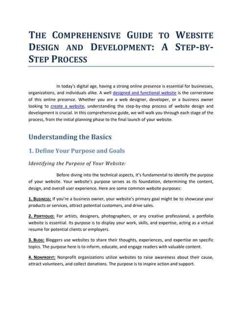 The 9-Step No-Nonsense Checklist for a Killer Website | PDF