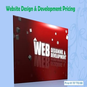 Website Design & Development Pricing | PDF