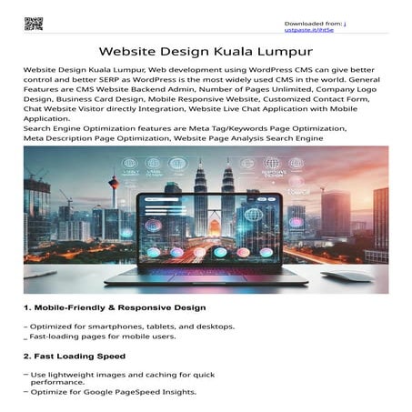 Website Design Kuala Lumpur Malaysia 499RM | PDF