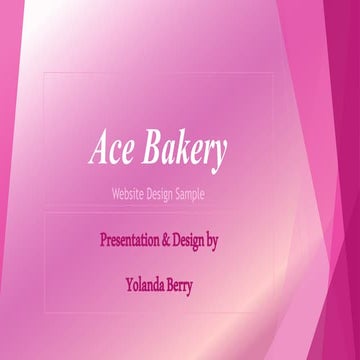 Pastry Portfolio | PDF