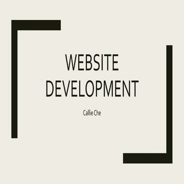 Website Development | PPT