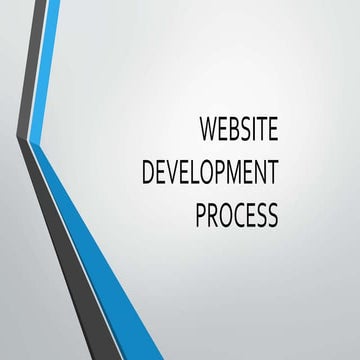 Website development process | PPTX