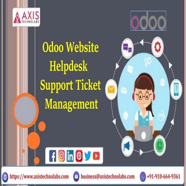 Advance Website Helpdesk In odoo | PPTX