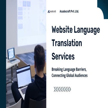 Website Language Translation Services: Breaking Language Barriers ...