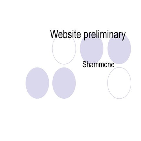 Website preliminary | PPT