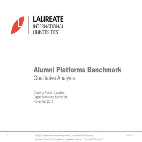 Website qualitative benchmark cp | PPT