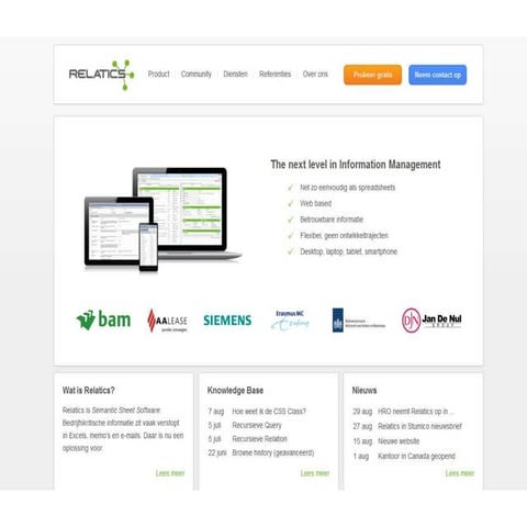 Website Relatics | PPTX