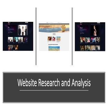 Website research and analysis | PPT