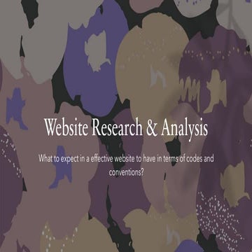 Website Research Planning | PDF