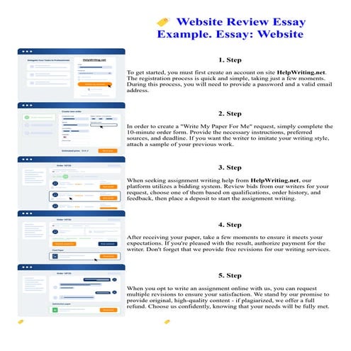 Website Review Essay Example. Essay Website | PDF