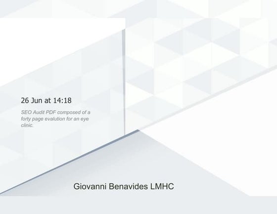 Giovanni benavides pllc