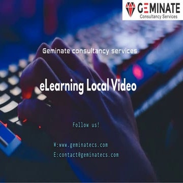 eLearning Local Video | PPT