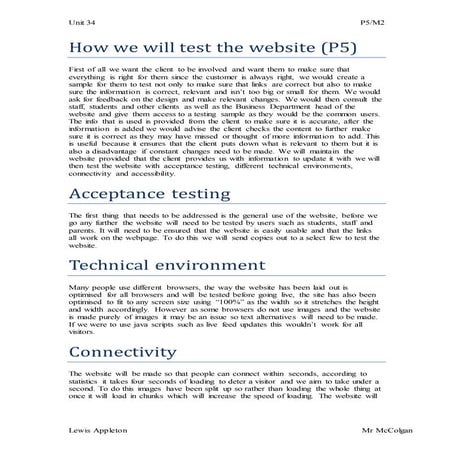 Website testing | PDF