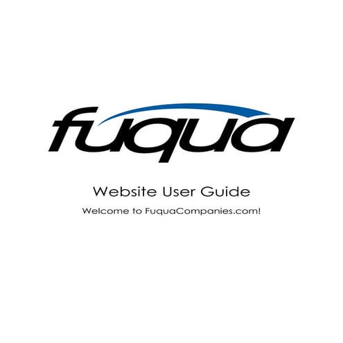 Website user guide | PDF
