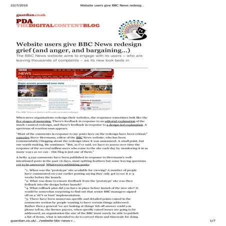 Rick Barron: BBC Design Brief | PPT