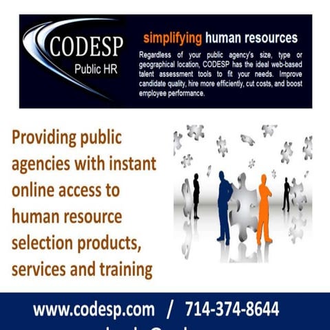 CODESP Products and Services | PPT