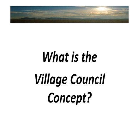 Village Council Slide Presentation | PPTX