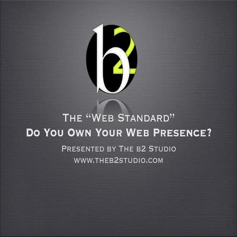 Web Standard Presentation | PDF | Web Development | Internet
