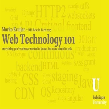 Web Technology 101 | PDF