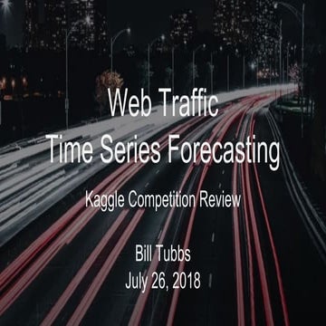 Web Traffic Time Series Forecasting Pdf