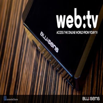 web:tv Product Overview | PPT