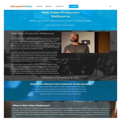Expert Web Video Production Melbourne | PDF