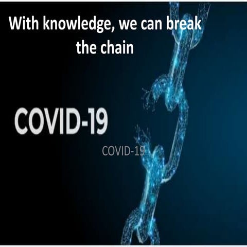 We can break the chain covid 19 | PPT
