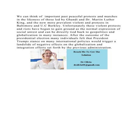 We can think of important past peaceful protests and marches in the | PDF