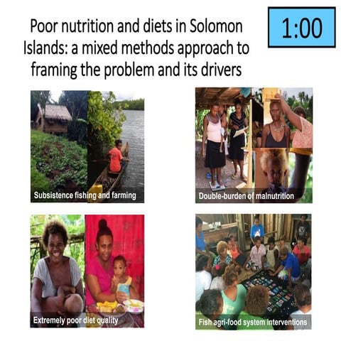 60 second (morning session) :Poor nutrition and diets in Solomon ...
