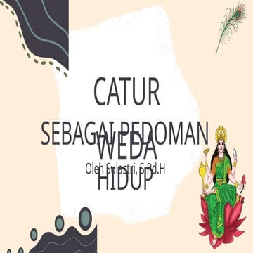 Kitab Suci Weda Agama Hindu Pembelajaran SD | PPTX