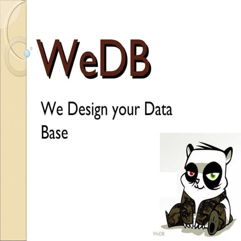 WeDb | PPT