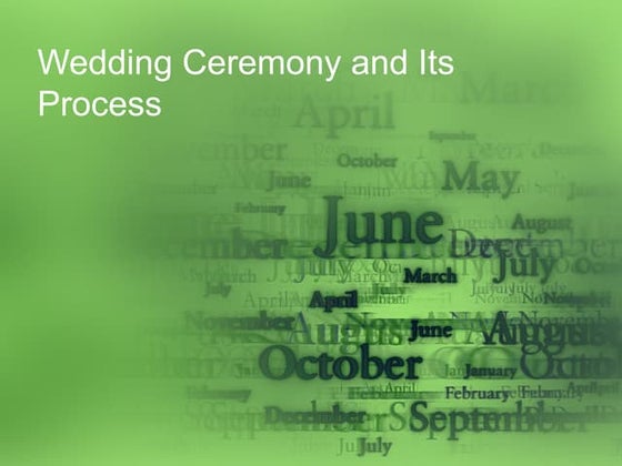 Wedding Host Script | DOCX