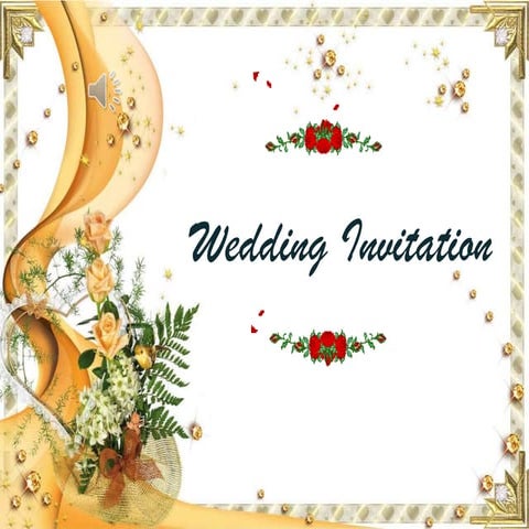 Wedding invitation | PPTX