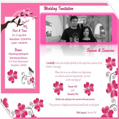Wedding invitation | PPT
