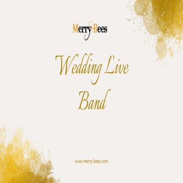 Wedding Live Band | PPTX