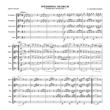 Wedding march marcha nupcial | PDF