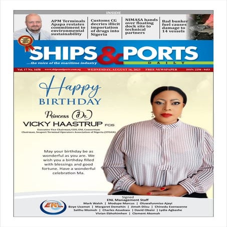 Ships&Ports Newspaper | PDF | Rail Travel | Travel Type