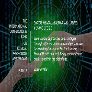 Digital Mental Health & Well-being strategies 4 Living Life 2.0 | PDF