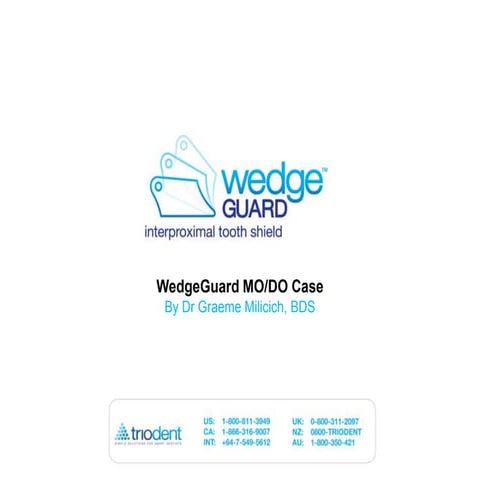 WedgeGuard MO/DO Case by Dr Graeme Milicich | PPTX