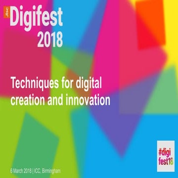 Techniques for digital creation and innovation | PPTX