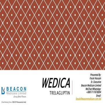 Wedica (Trelagliptin) | PPTX