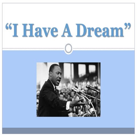 MLK I Have a Dream Powerpoint | PPTX
