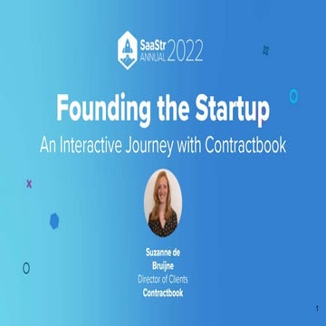 Founding the Startup: An Interactive Journey with Contractbook | PPT