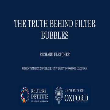 The truth behind filter bubbles: bursting some myths | PPTX