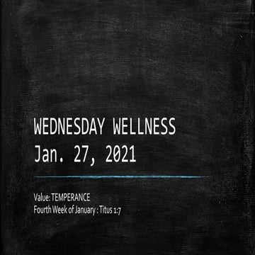 WEDNESDAY WELLNESS.pptx